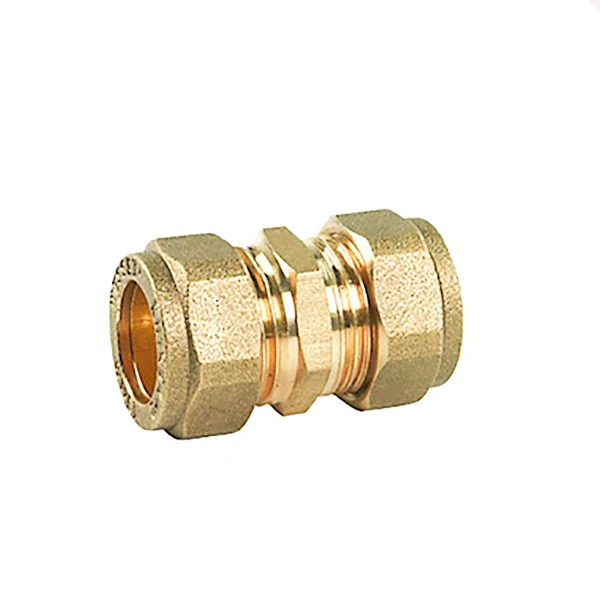 Brass Compression Fittings - Reliable Copper Pipe Coupling