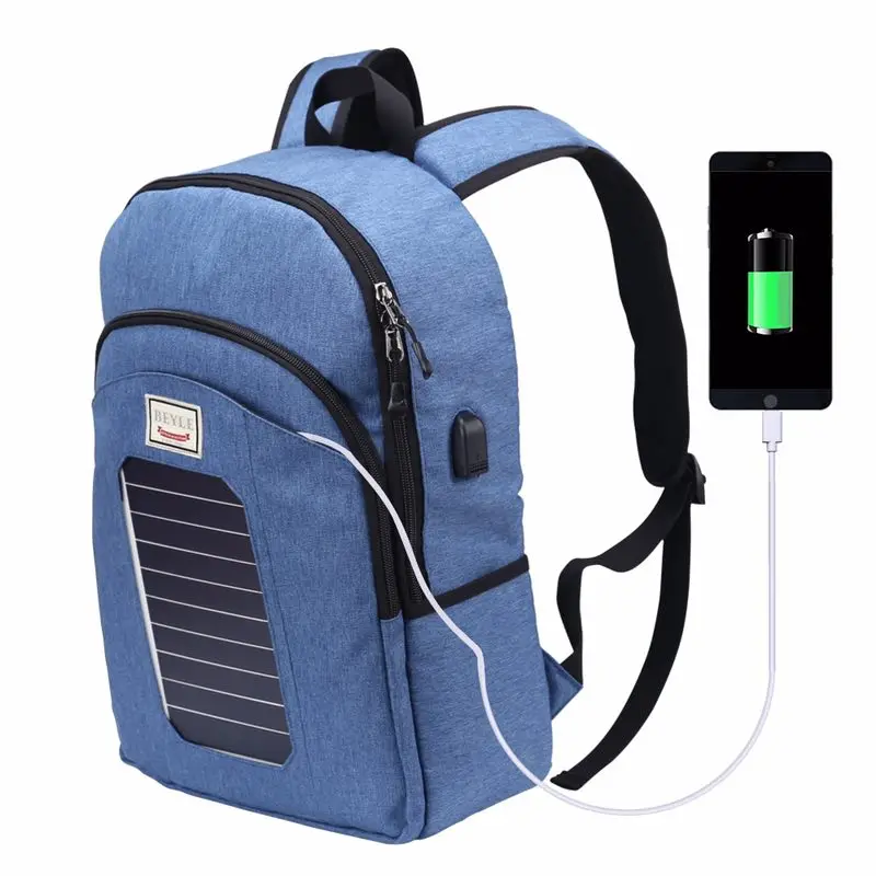 Outdoor Sport Backpack Fashion Solar Panel Charger Backpack /solar ...
