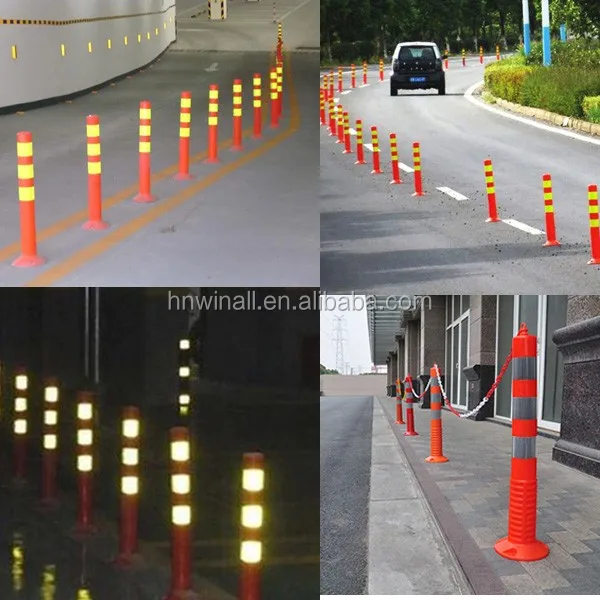 75cm Reflective Safety Poles - Enhance Road Visibility