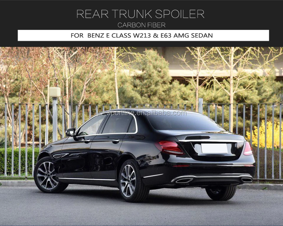 Carbon Fiber W213 Rear Ducktail Spoiler For Mercedes Benz E200 E350 E63 ...