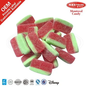 Soft Watermelon Candy Coated Sugar Bulk Candy - Buy Sugar Coated Soft ...