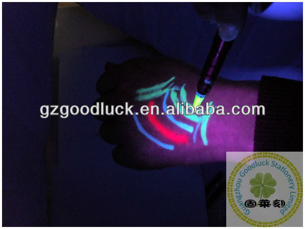 UV Self-Inking Hand Stamp for Skin - Office Use Rubber Stamp