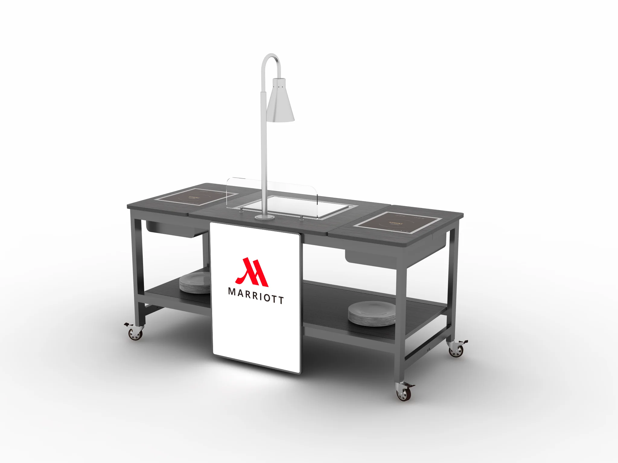 Hotel Banquet Catering Wedding Sushi/dim Sum Buffet Station Foldable ...