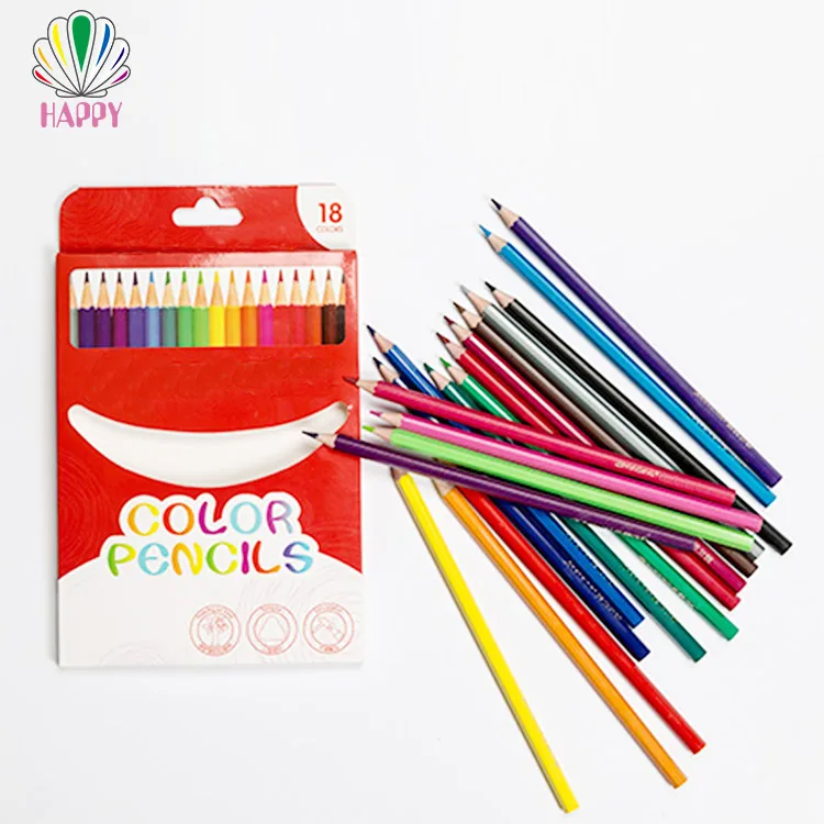 Wholesale Assorted Colors Erasable Colored Pencil Set for Kids