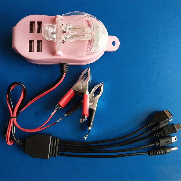 New Private Mold 4 Ports Usb 5 In 1 Cable For Charging Mobile Phone Dc ...