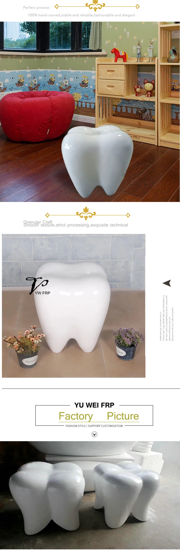 Tooth Shape Leisure Chair - Stylish & Durable Home Furniture