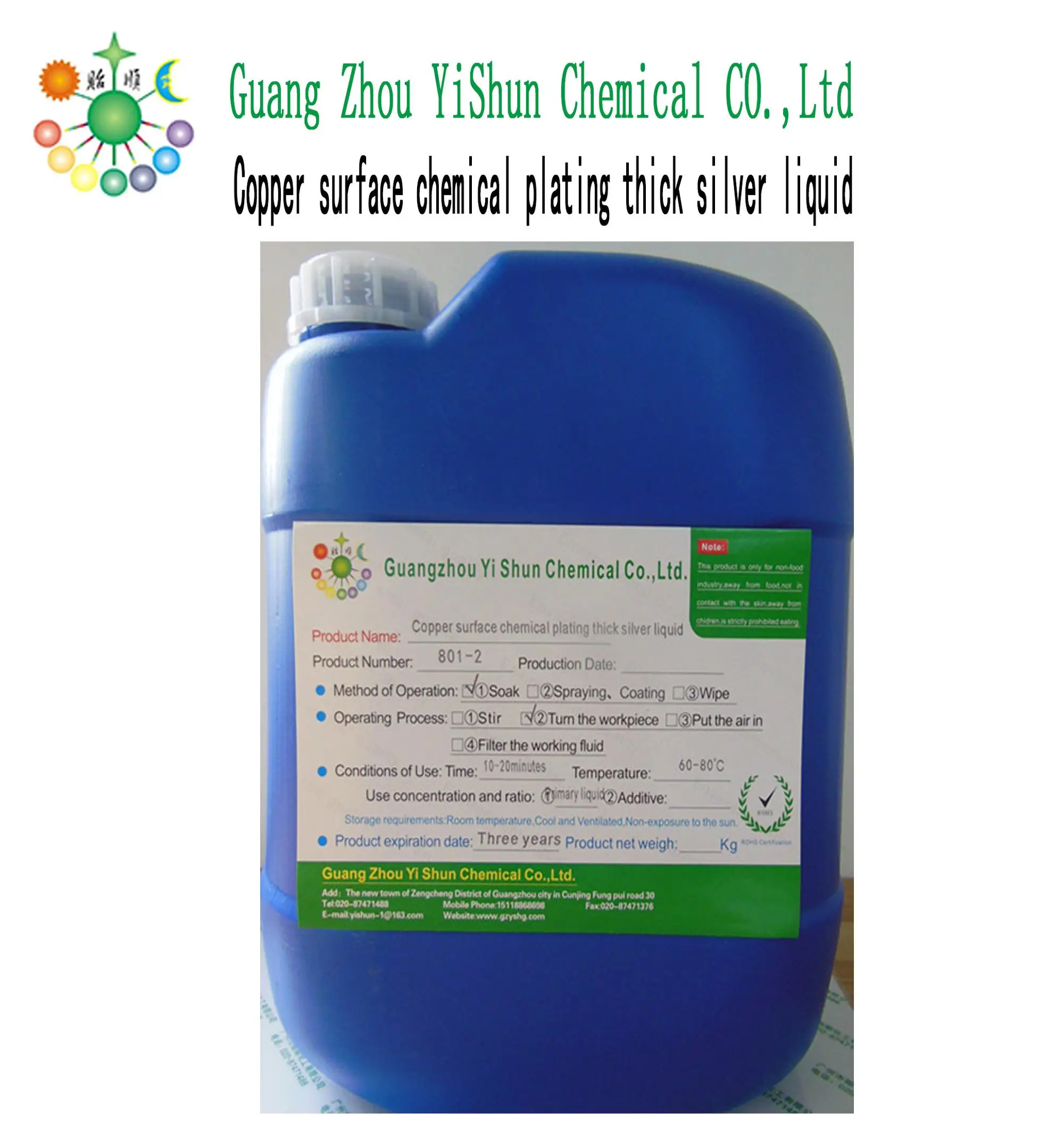 Electroless Silver Plating Solution - Thick Copper Plated Silver