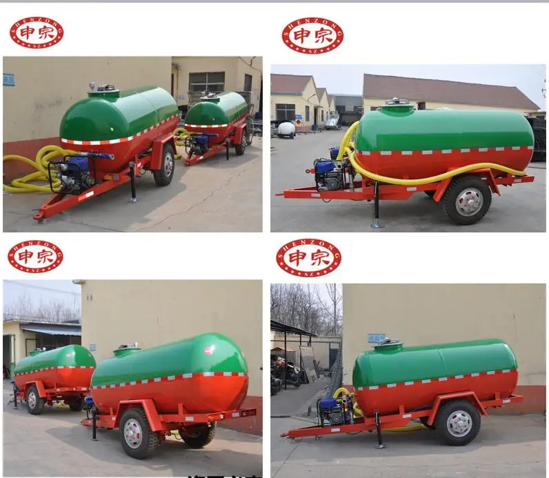 Water Tank Trailer with Diesel Engine - Reliable & Durable