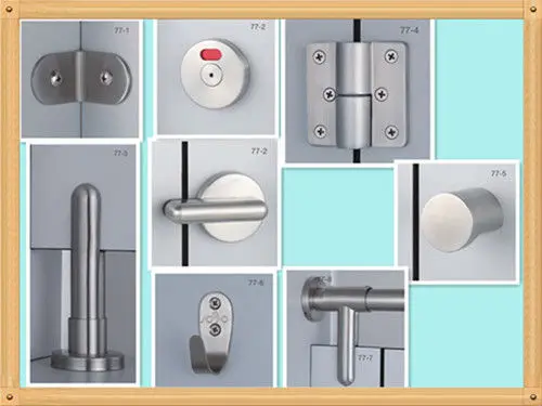 304 Stainless Steel Toilet Cubicle Corner Bracket - Durable & Versatile