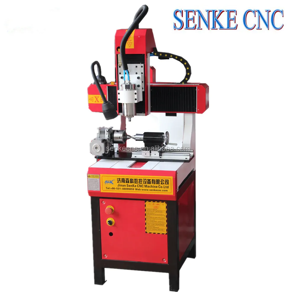 Small Cnc Machine Ska-3636 Advertising Cnc Router/4th Rotary Axis Mini ...