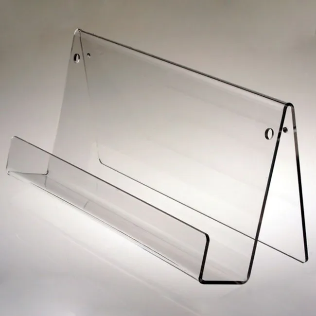 Clear Acrylic Wall Mounted Face Out Book Stand Or Book Shelf With Lip ...