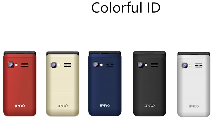 IPRO V7 Flip Phone - Dual SIM, HD Camera, Multi-language