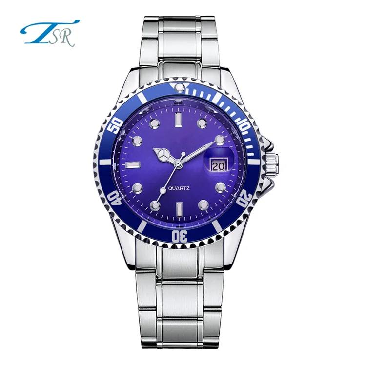 2018 Best Sell Stainless Steel Back Mens Roles Watches With Calendar ...