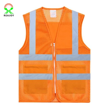 Factory Custom Colorful Red Mesh Safety Vest - Buy Red Mesh Safety Vest ...