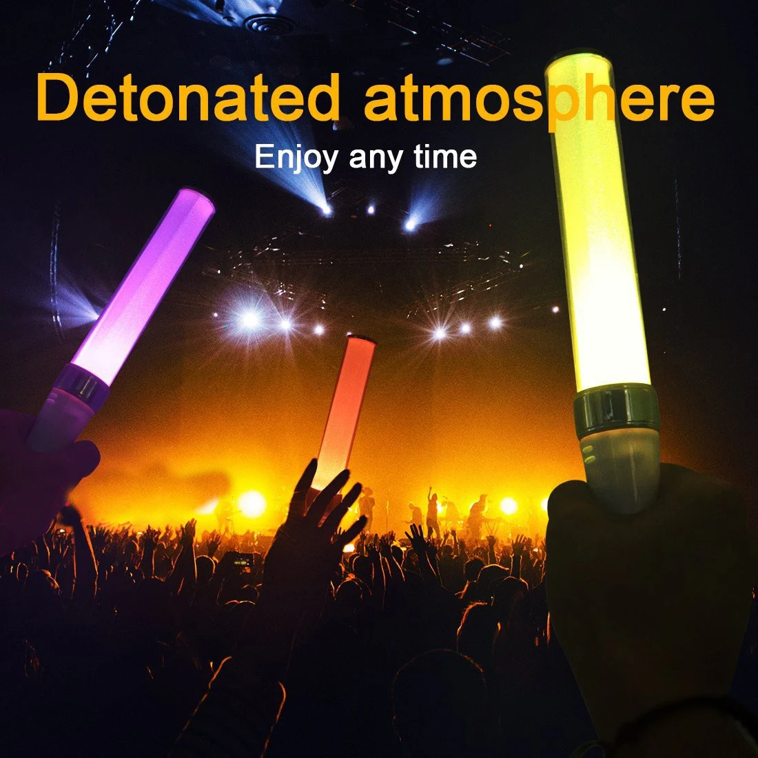 Concert Party 15 Colors Changing Led Glow Stick Light Up Led Flashing ...