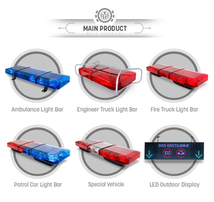 Super Thin Fire Truck Fire Engine Slim Lightbar Emergency Lighting ...