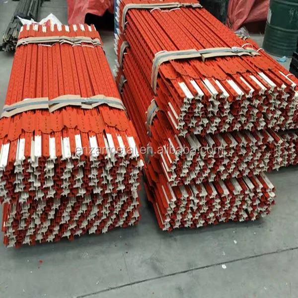 Studded T Post 7 Ft Length With 1.25 Lb Per Foot - Buy Studded T Post ...