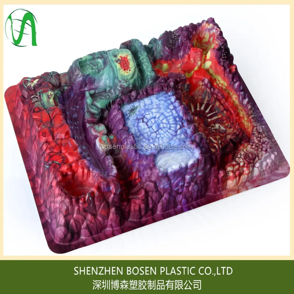 Distortion Printing Plastic Vacuum Formed Map - Buy Plastic Vacuum ...