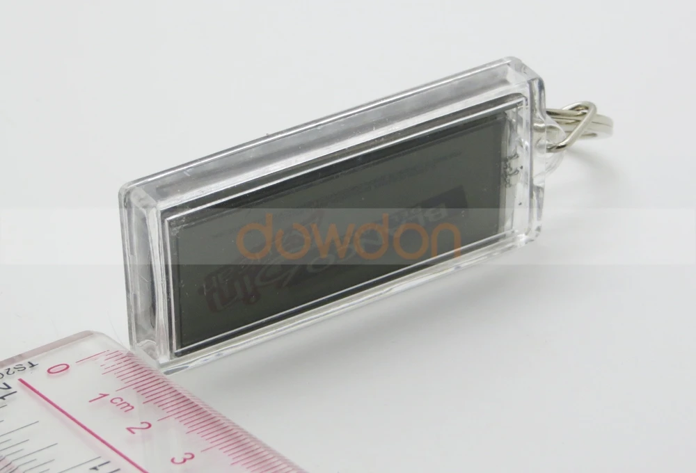Mini Flash Solar LCD Key Ring with Custom Logo Brand