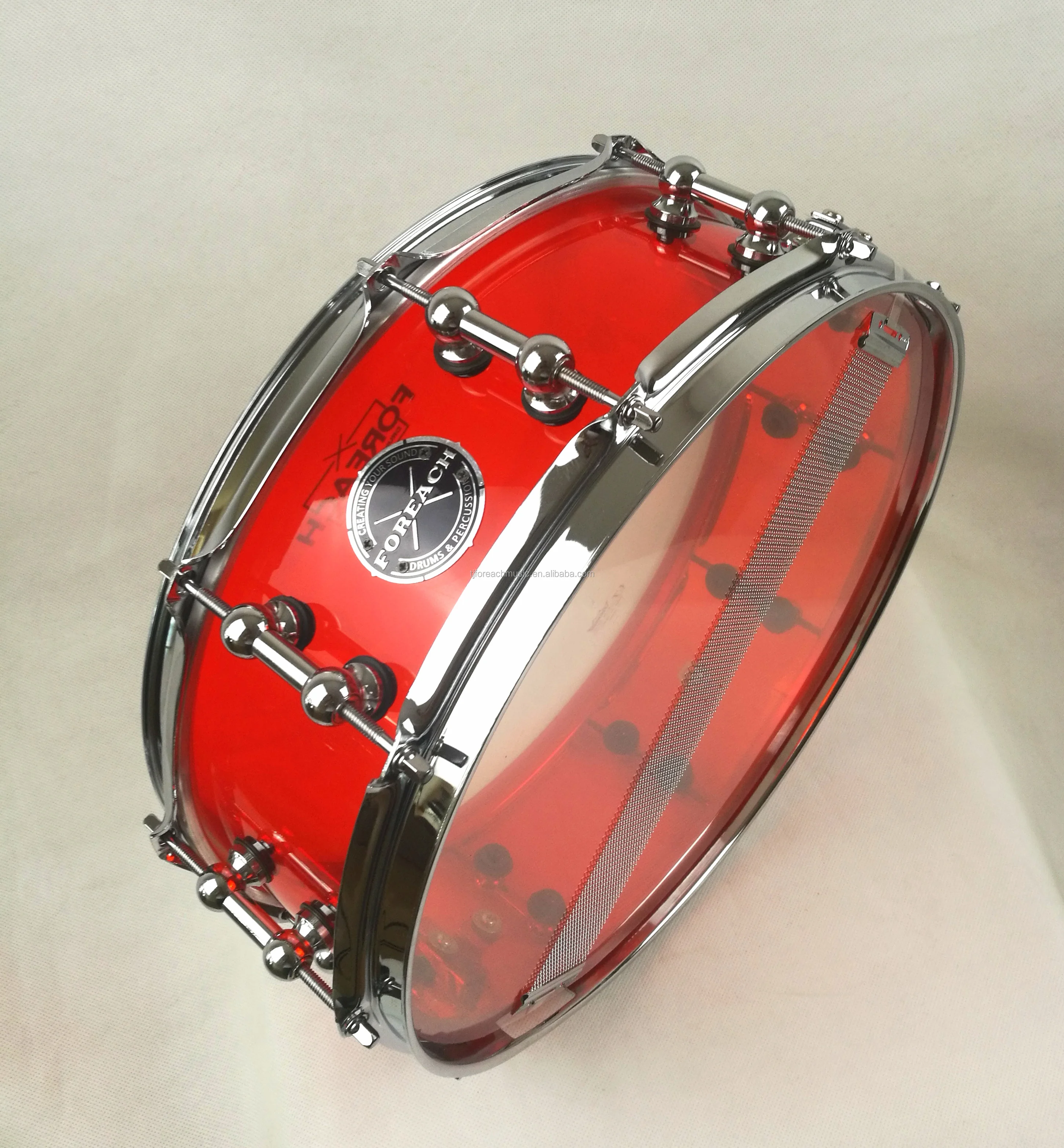 Seamless Clear Crystal Acrylic Drum Set - Affordable & Stylish