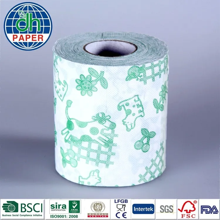 Flower Pattern Toilet Roll - Buy Toilet Paper Roll,Printed Toilet Paper ...