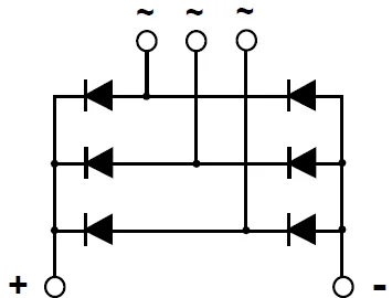 Original FUJI Power Three Phase Bridge Rectifier 6RI100E-080 ...