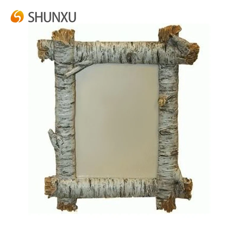 Rustic Birch Wood Log Photo Frame - Perfect for Home Decor