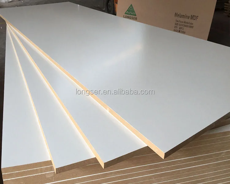 1220x2440mm White Laminated Melamine Mdf Sheet - Buy Melamine Mdf Sheet,Laminated Melamine Mdf ...