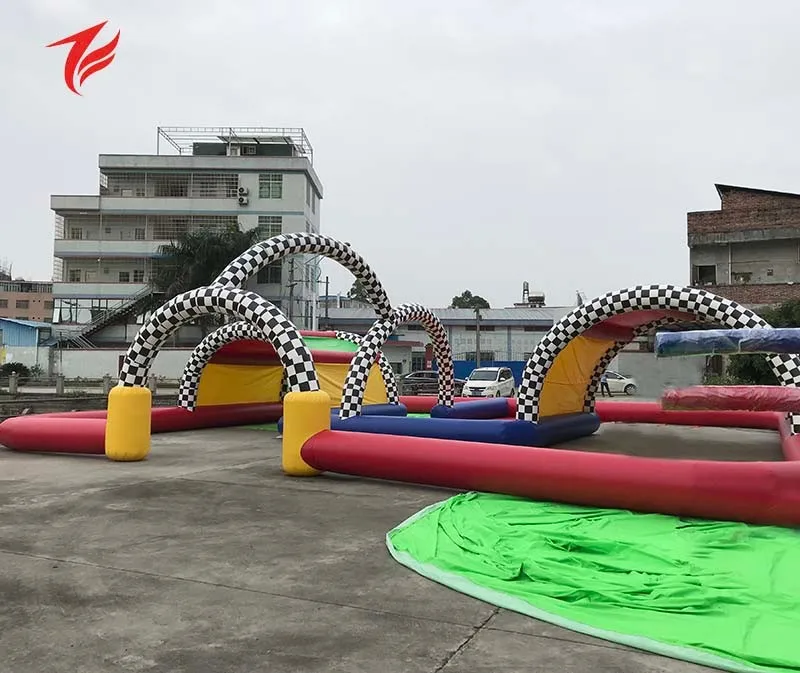 Inflatable Go Karts Car Race Track For Sale - Buy Inflatable Car Race ...