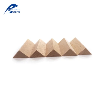 Funny Stacking Toy 3d Wooden Block Set/plain Wood Triangular Prism ...