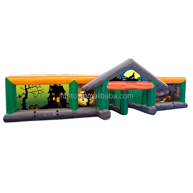 Black Inflatable Laser Maze / Halloween Inflatable Haunted House ...