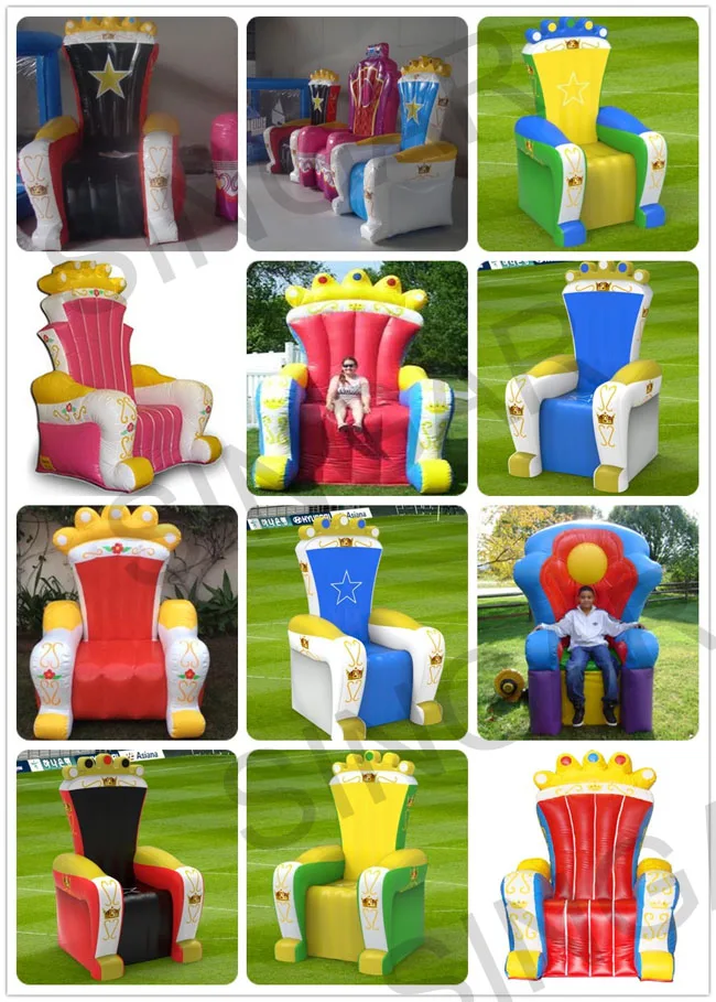 Hot Sale Kids Princess Inflatable Throne Chair For Birthday Party - Buy ...