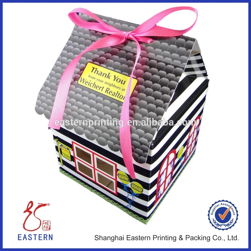 Custom House Shape Gift Box For Sweet - Buy House Shape Gift Box,House ...