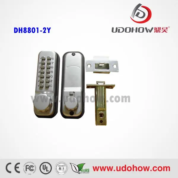 Pin Code Mechanical Door Lock Mechanism With Single Latch Dh-8801 - Buy ...