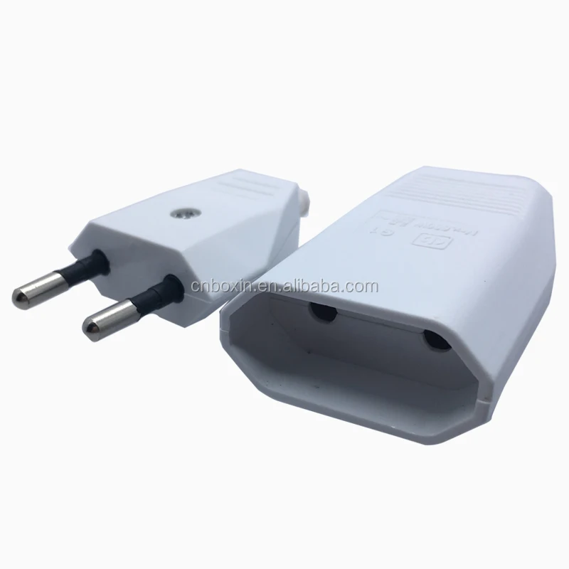 Factory 2 Pin Round Pin European Electric Plug - Buy 2 Pin Electric ...