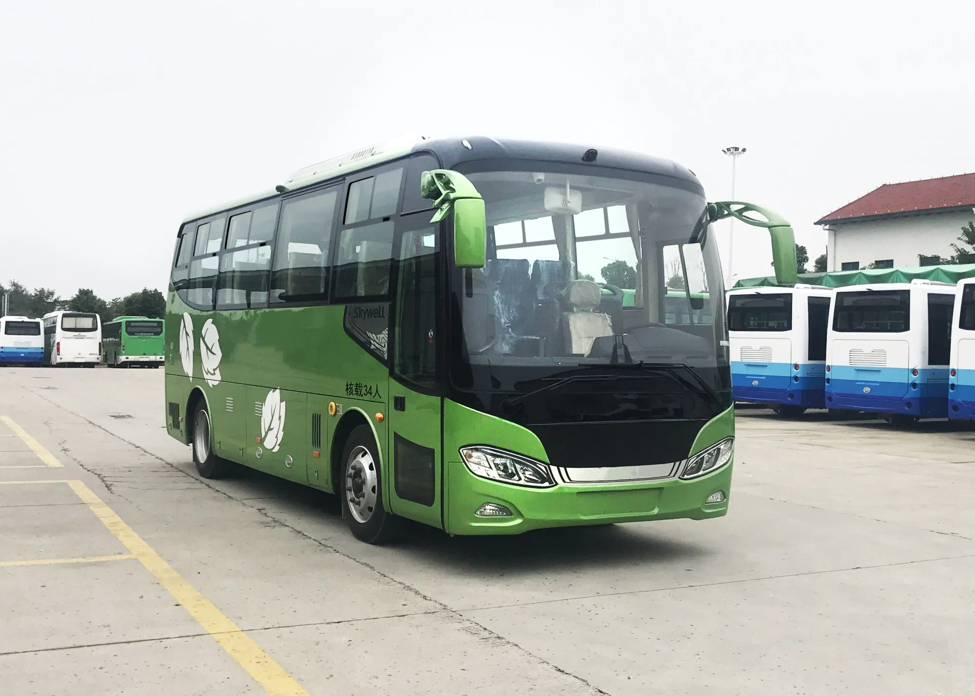 34 Seats VIP Long Distance Electric Bus for Sale - Zero Emission