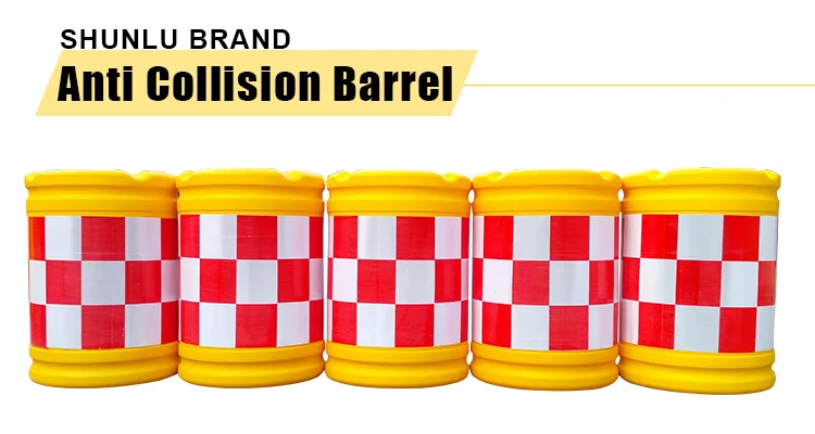 HDPE & PE Anti-Collision Road Safety Plastic Barrels Traffic Barriers ...