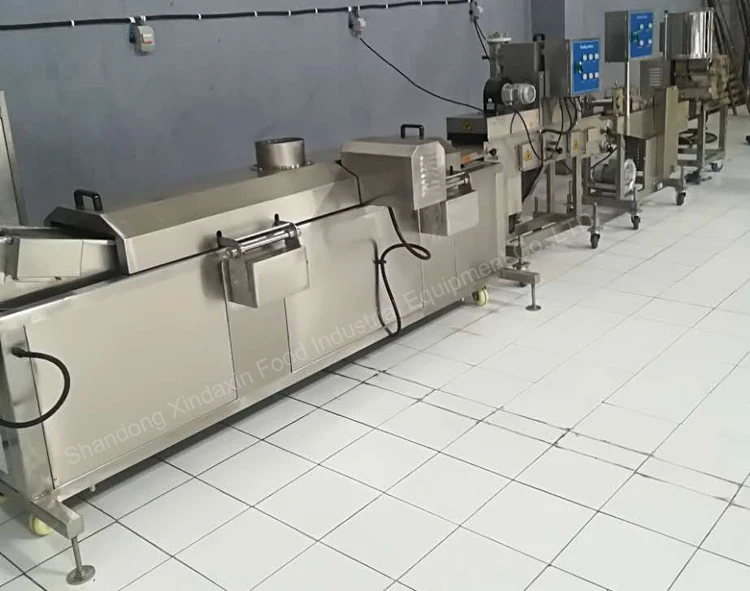 Small Scale Fryer Electric Continuous Conveyor Fryer Machine For ...