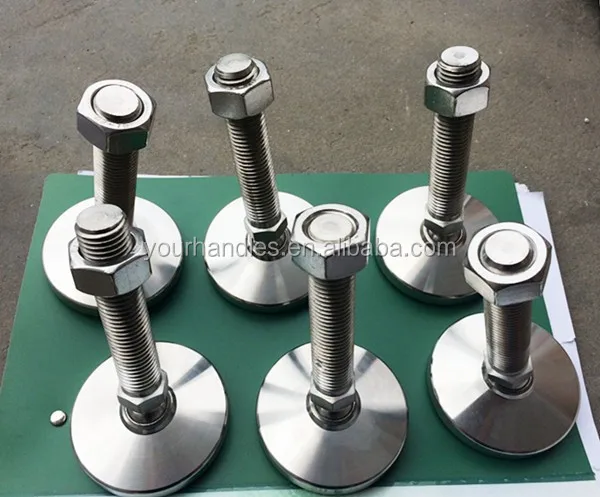 Adjustable Stainless Steel 304 Leveling Feet With Rubber Pad,M20 Screw ...