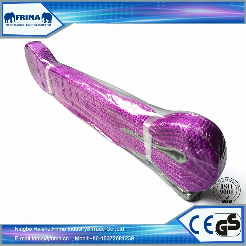 Different Length Of Polyester Pipe Lifting Webbing Sling - Buy Soft ...