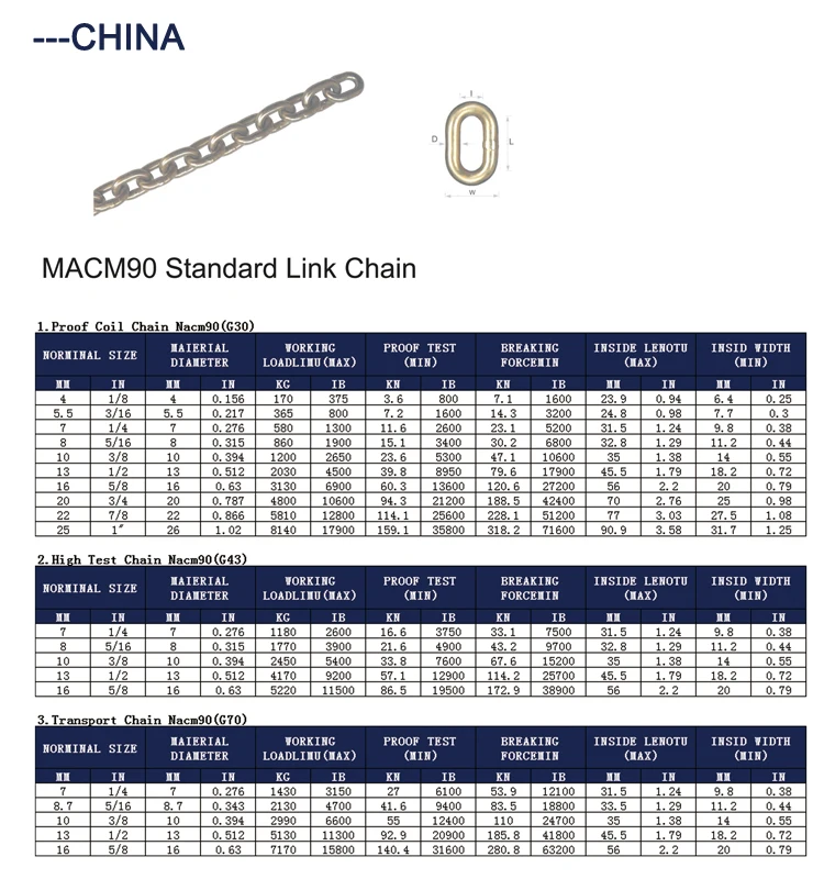 Black G100 Lifting Chains G80 Heavy Duty Load Lifting Chain - Buy ...