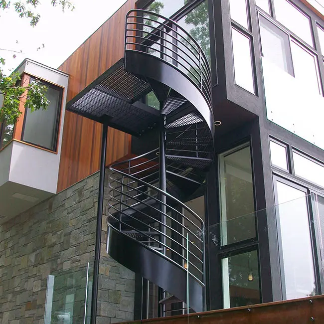 External Spiral Stairs - Durable Metal Staircase Solutions