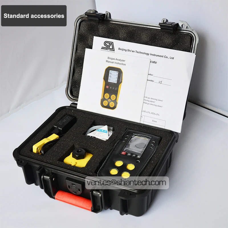 Ce,Portable Gas Detector For O2,Co,Co2,H2,No2,Nh3,No,Cl2,Gas Meter ...