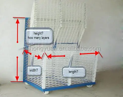Silk Screen Drying Printing Plate Racks - Buy Printing Plate Racks ...