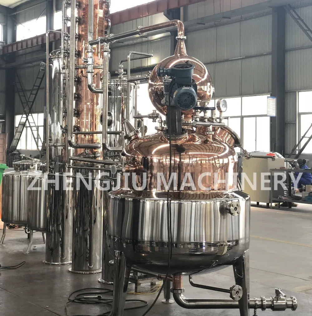 8 "Copper still reflow yet still Moon top bubble column distiller ...