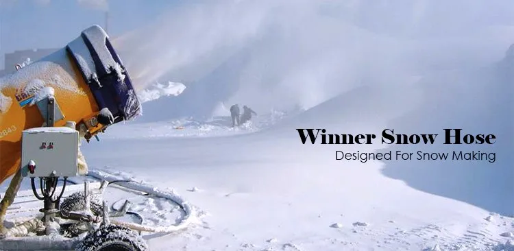 Green 1.5" X 50' Double Jacket Snowmaking Hose With High-pressure ...