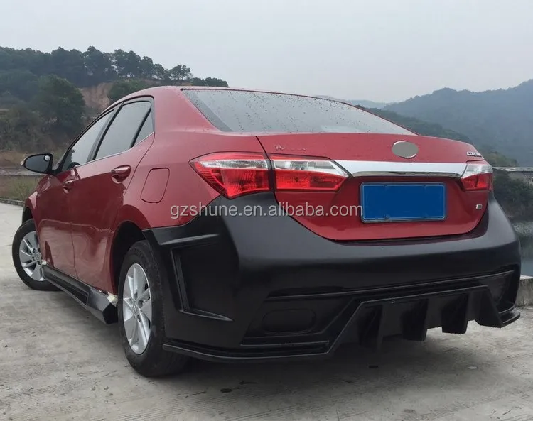 High Quality Pp Dzt-style Body Kit For Corolla 20142015 2016 Front And ...