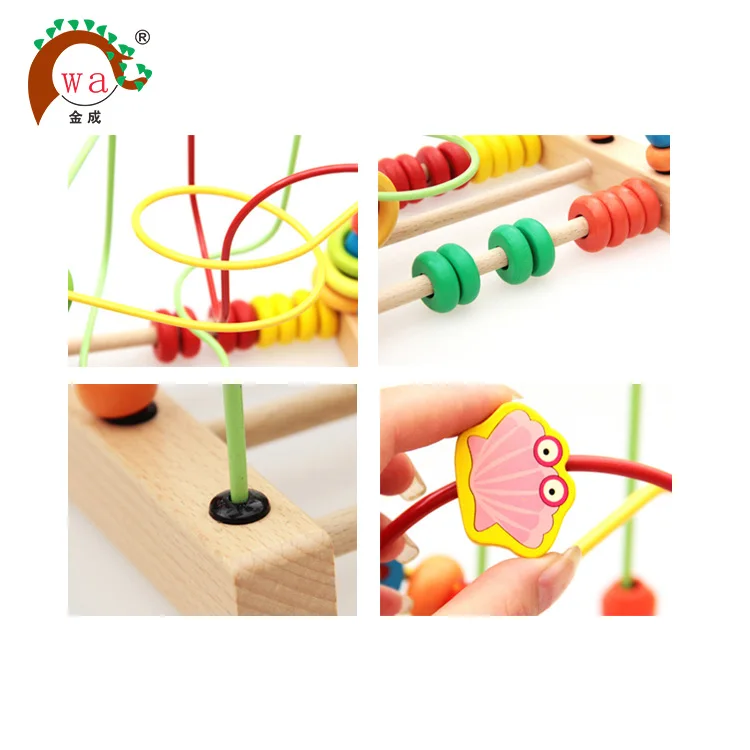 Educational Puzzle Games Toy String Bead Round Bead Toy - Buy ...