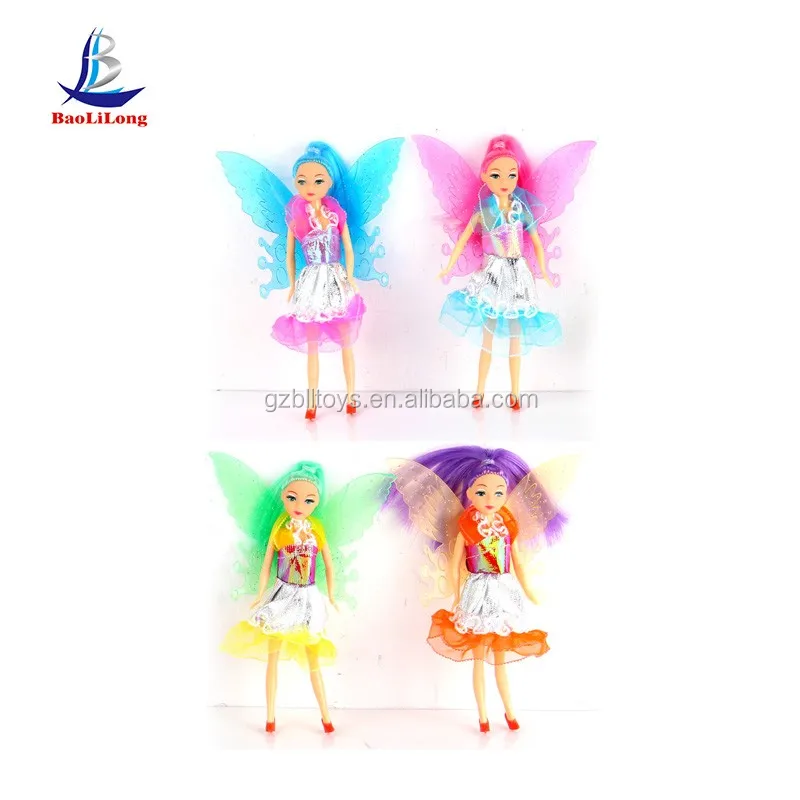 3.5 Inch Fashion Doll Angel Wing With Little Horse Toy Mini Promotion ...