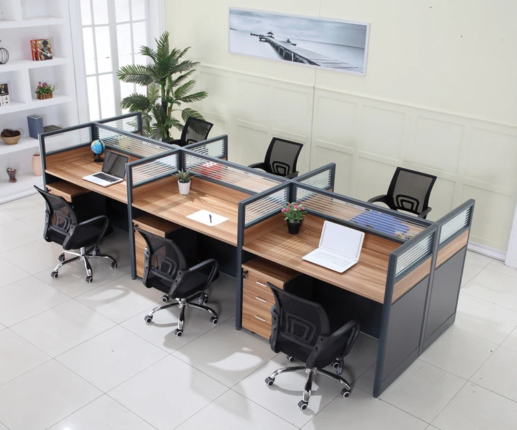 Factory Price 6 Seater Office Desk Workstation Cubicles Office ...